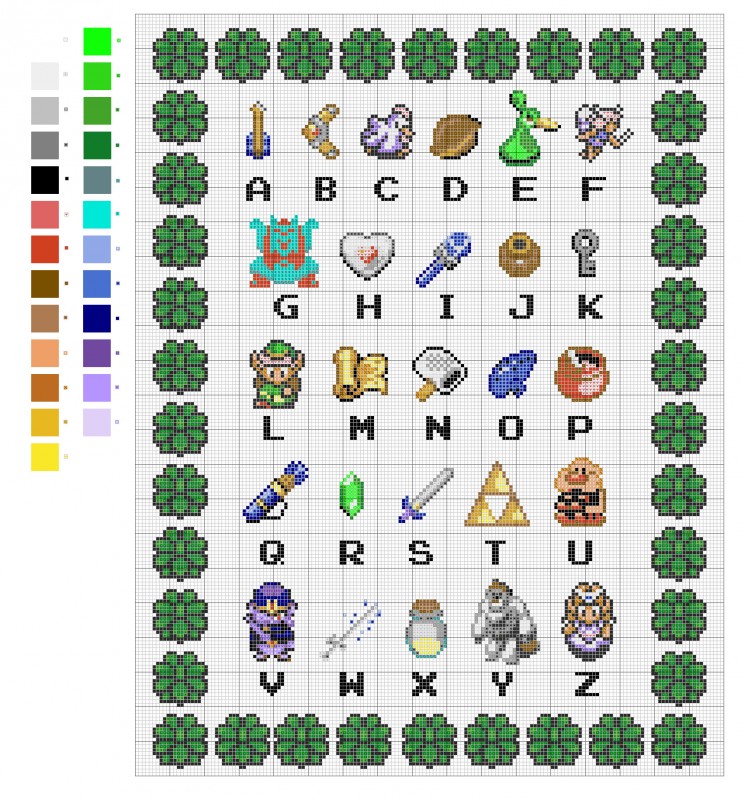 Z_is_for_Zelda_Pattern | The Crafty Nerd